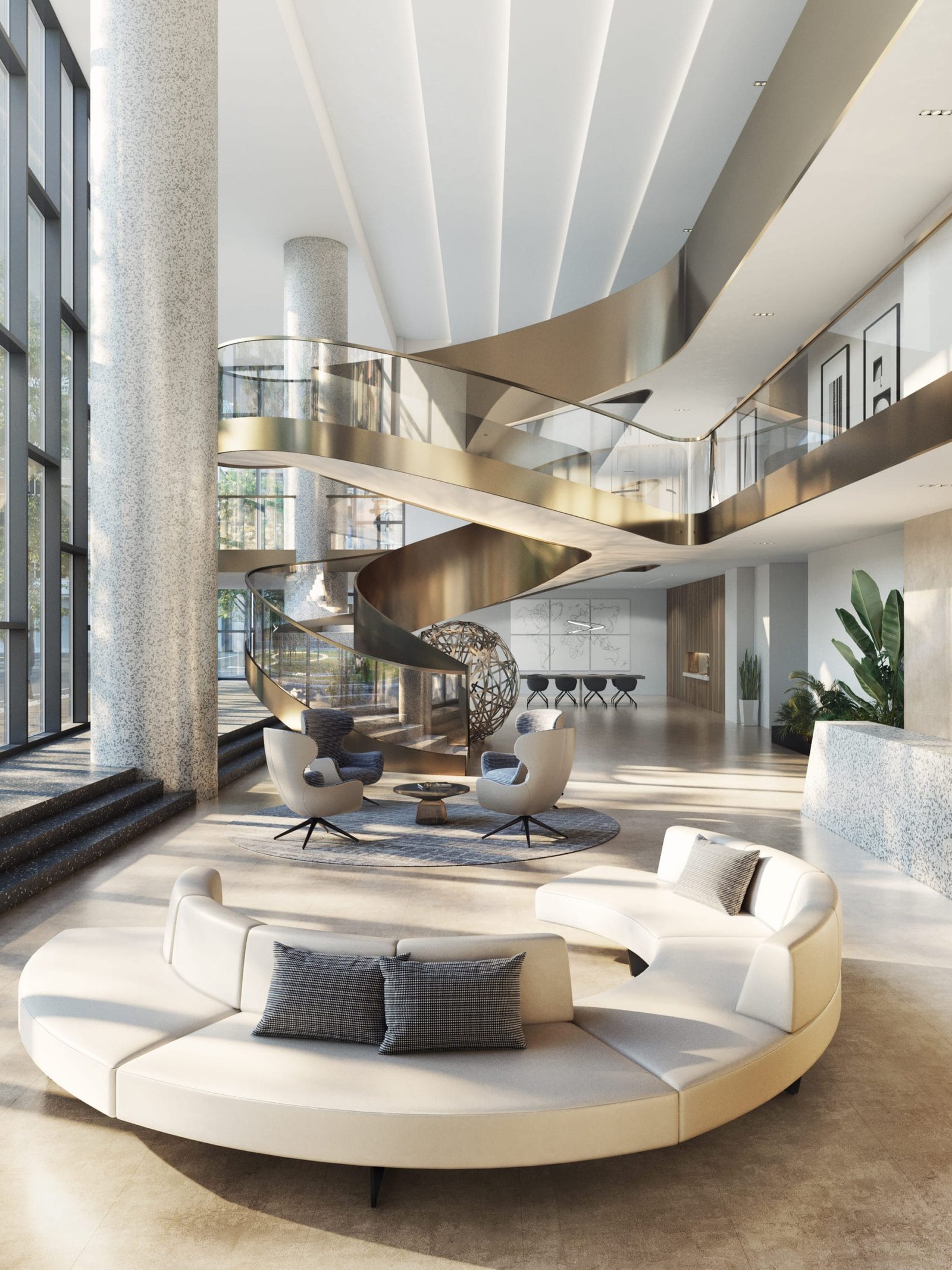 ECON headquarters lobby